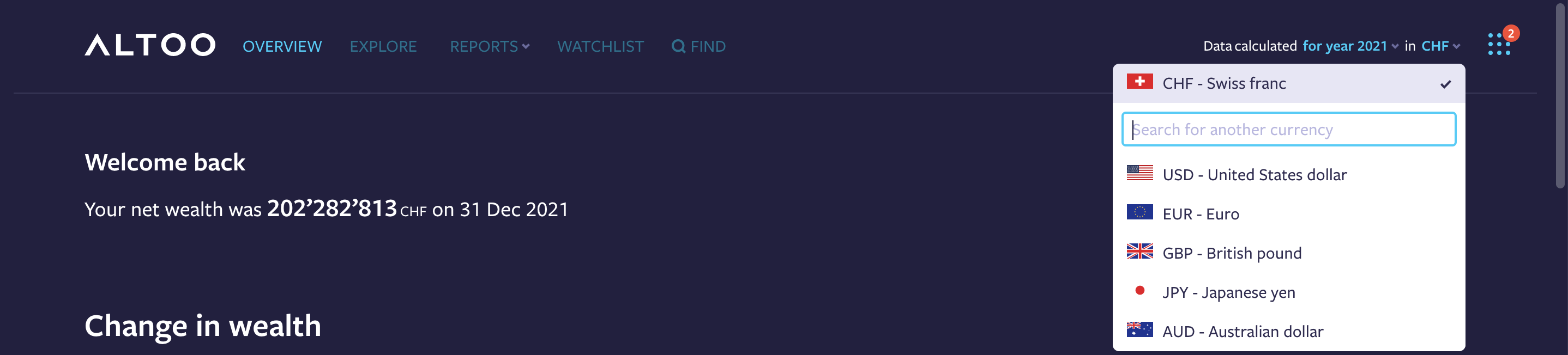 Top navigation | docs.altoo.io