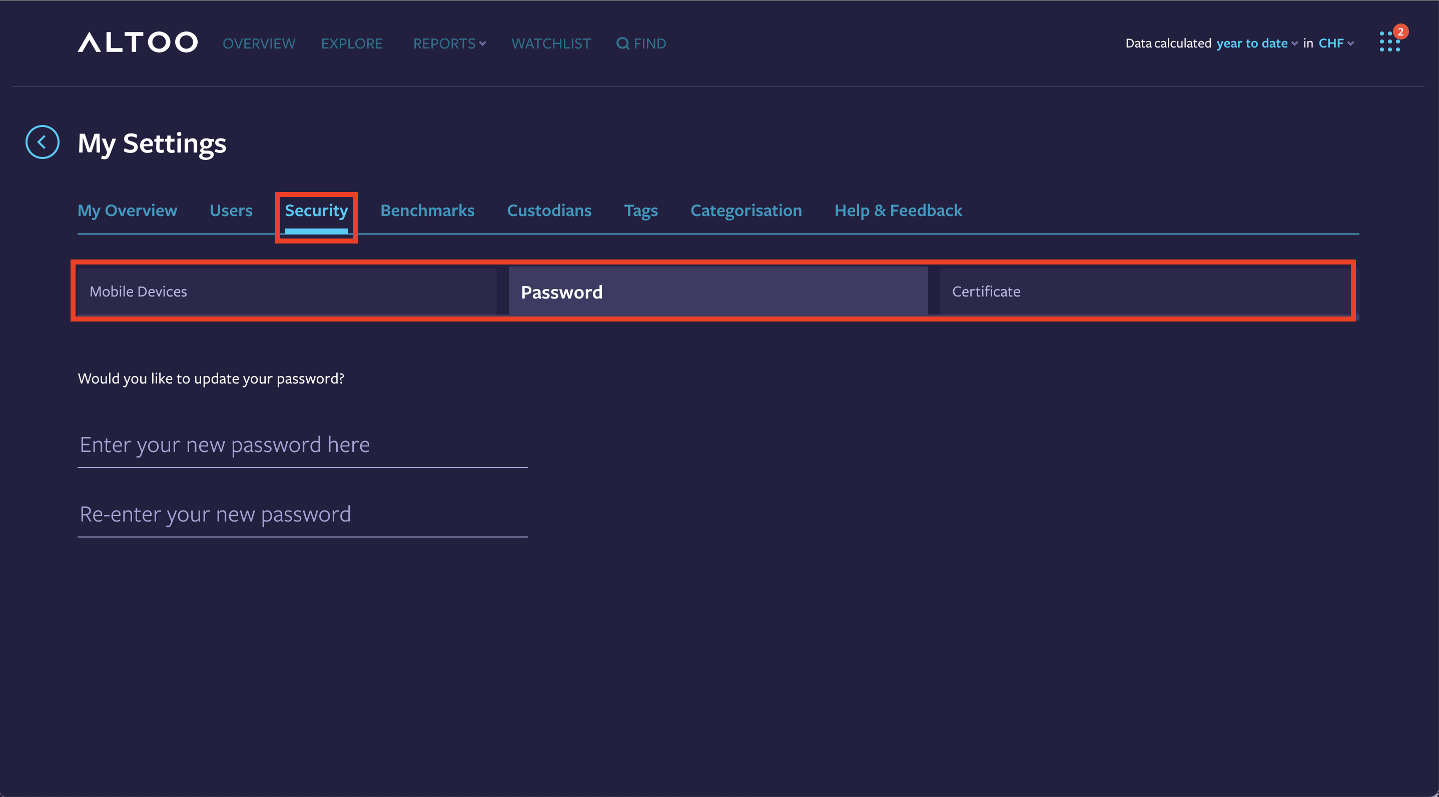 Settings | docs.altoo.io